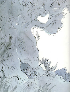 Drawing A Blank: Quentin Blake and landscapes.