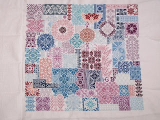 Cross Stitch A Long with Mijna: Jan Houtman - Patchwork sampler