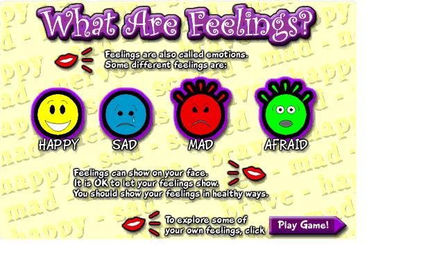 Vocabulary: The Feelings Game