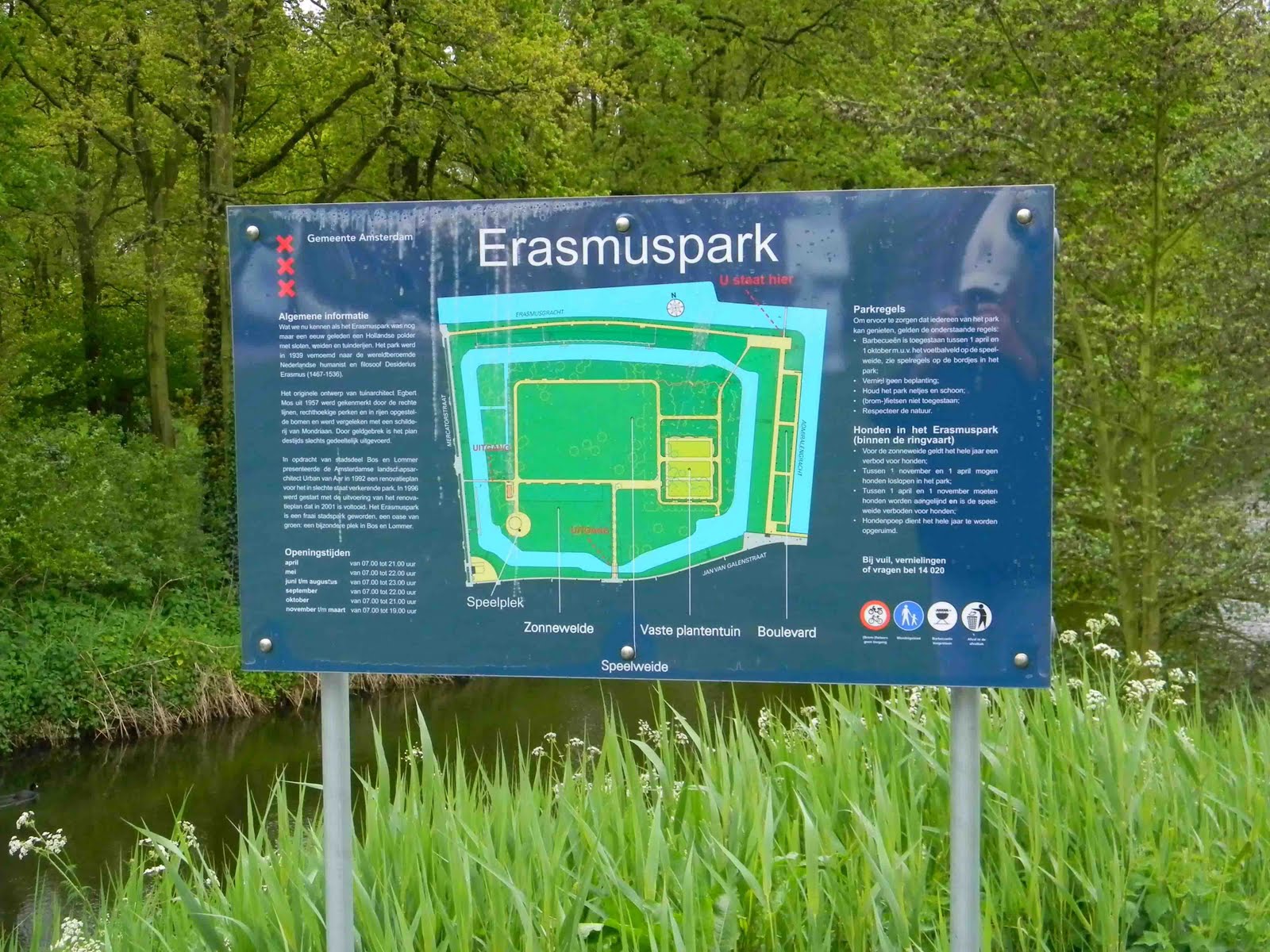 Projecteren: Erasmuspark Amsterdam West