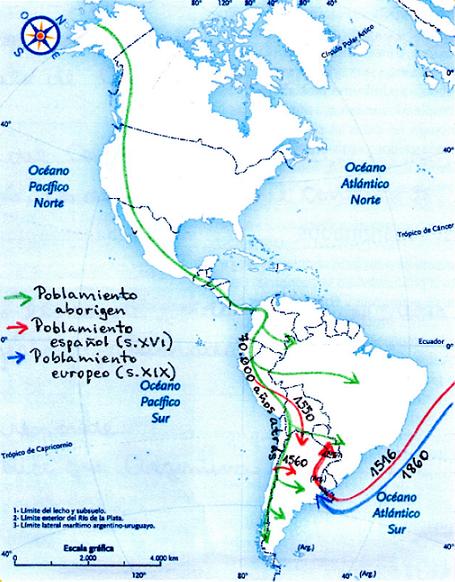 Mi aula de Ciencias Sociales Quinto: ¿Cómo se pobló nuestro país?