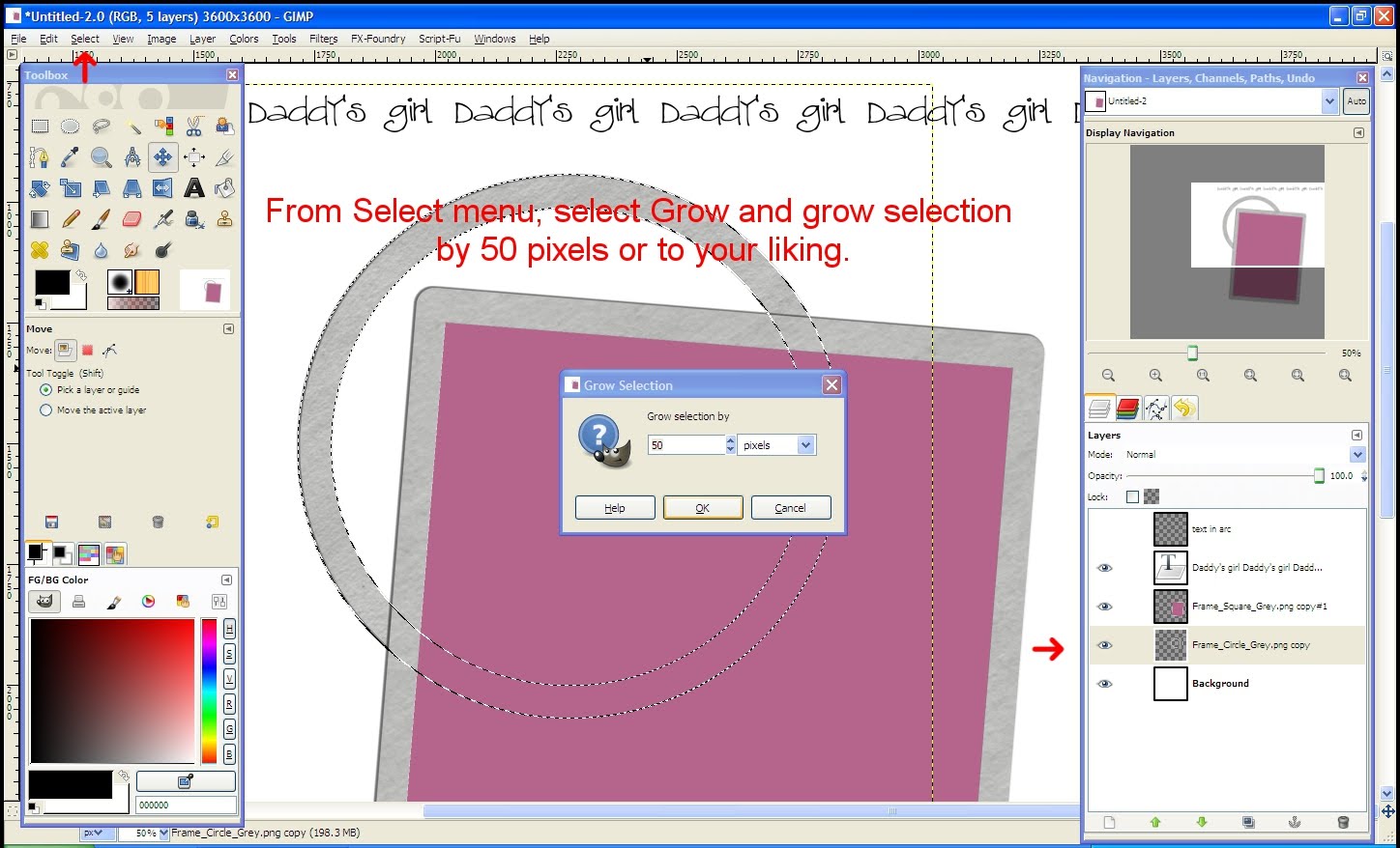 Gimp Tut Text Along Path