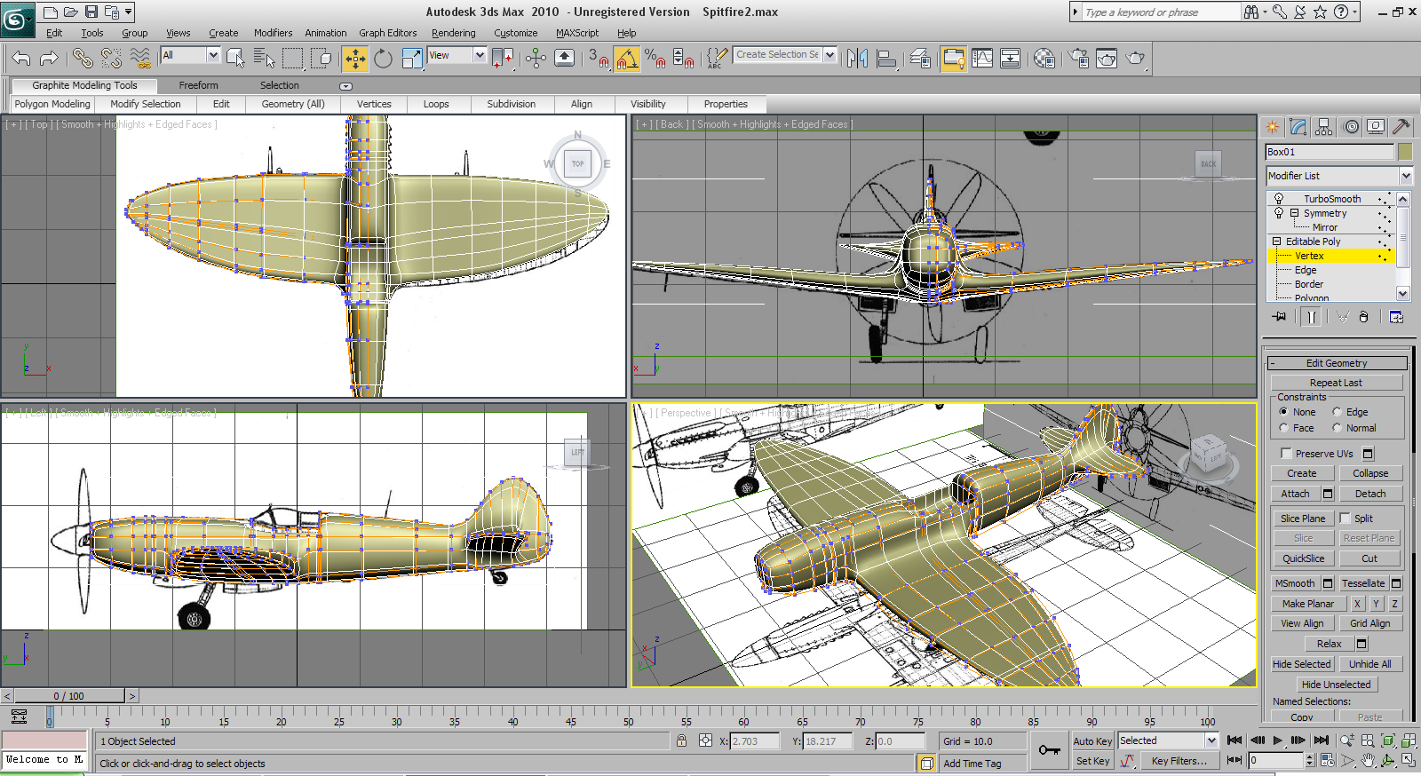 Virtual Environments - Visit Essex: Modelling the Spitfire