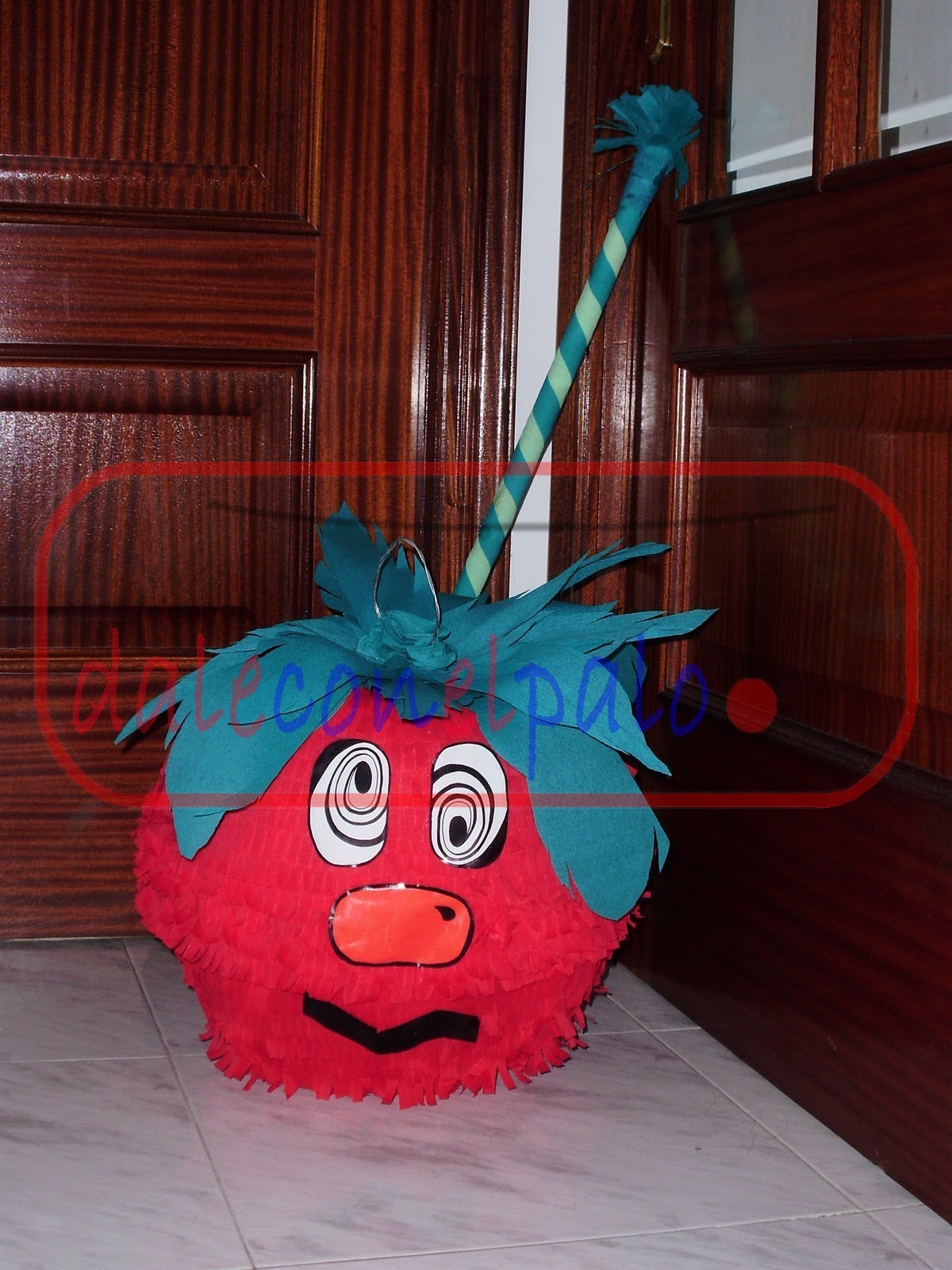 PIÑATAS ARTESANALES daleconelpalo: Piñata de Tomate Loco