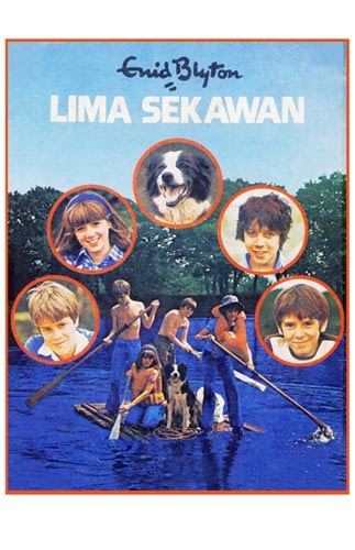 Poster Antik Repro : Iklan Novel Lima Sekawan 1984 | Barang Antik Klasik