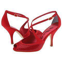 Red Prom Shoes: High Heel Red Prom Shoes Strappy