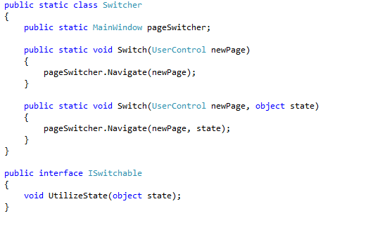 WPF and C# with PLC.: Multi Page application with WPF (HMI-like)