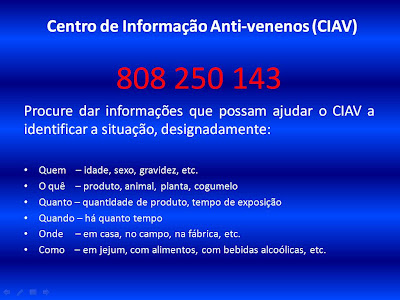 Movimento Cruz Vermelha: Centro Anti-Venenos