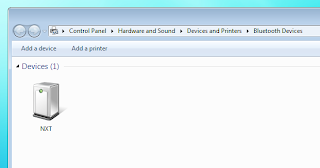 LEGO - Connie the NXT: Connecting to NXT on Windows 7 64 bit
