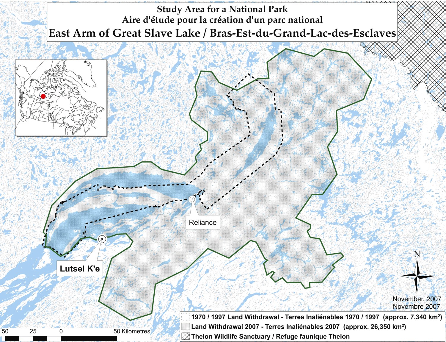 Thaydene Nene: Kayak Trip to the Great Slave Lake: Thaydene Nene (East ...