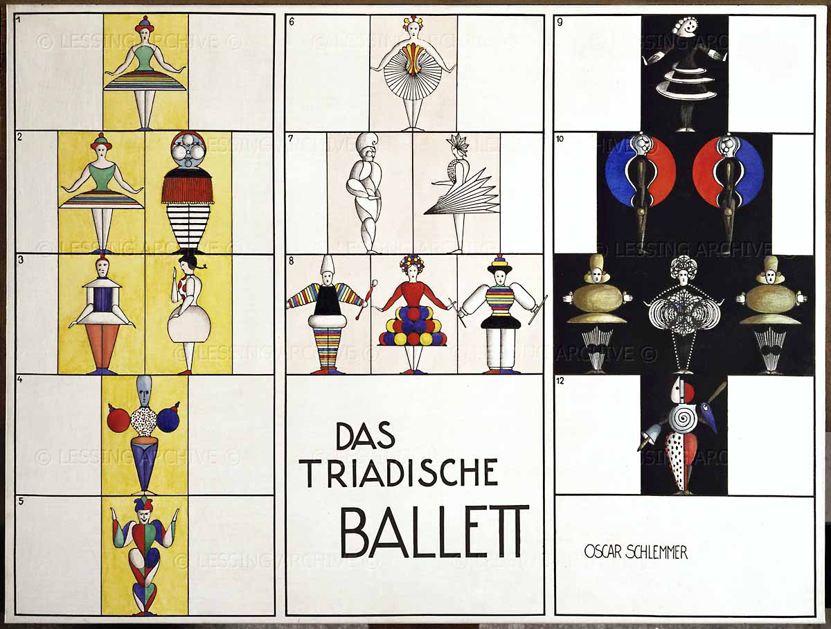 light color sound: Triadic Ballet