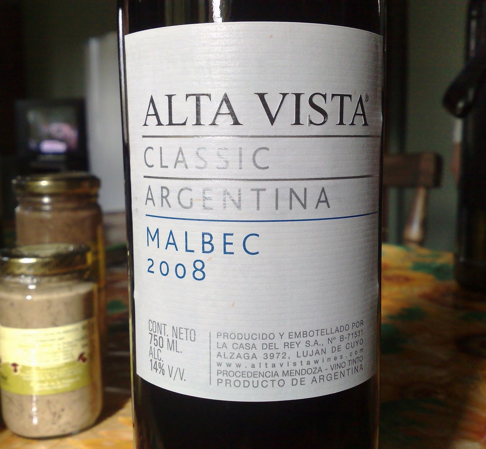 Argentina´s Wines Revisited by Miguel: Alta Vista Classic, Malbec 2008 ...