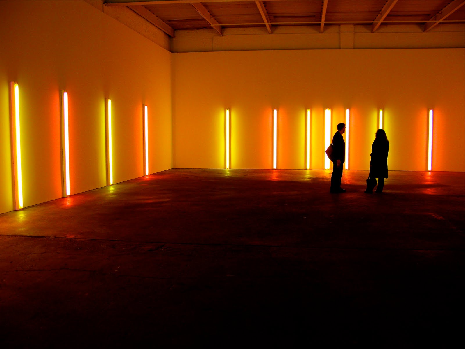 WE DARE SPEAK (A MOMENT ONLY): DAN FLAVIN