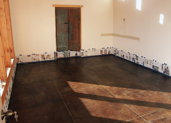 Up To Now: Masonite Floor