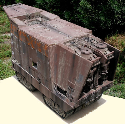 Randy Cooper's Science Fiction Models: here's the finished sand crawler