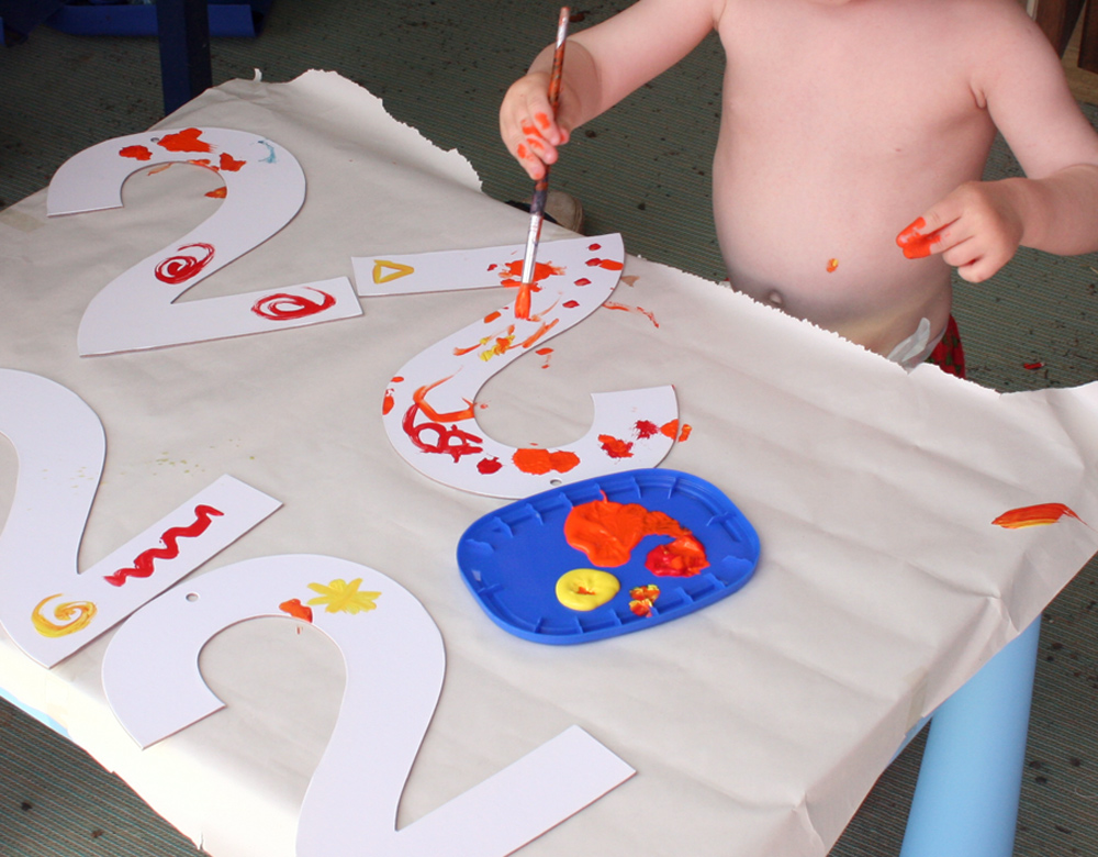 WallFry | Wall Art for Small Fry: Making Number 2s