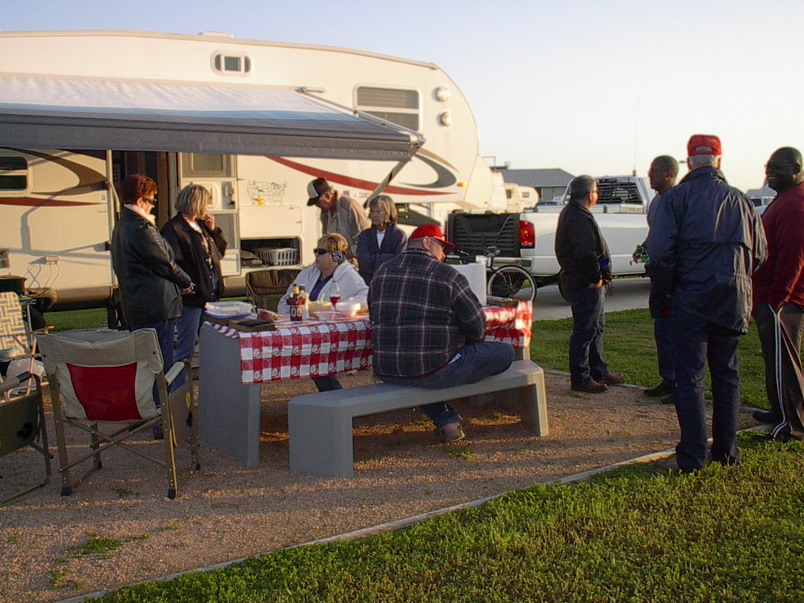 Barbara's Adventures: Matagorda Bay RV Park with Texas Free Spirit group