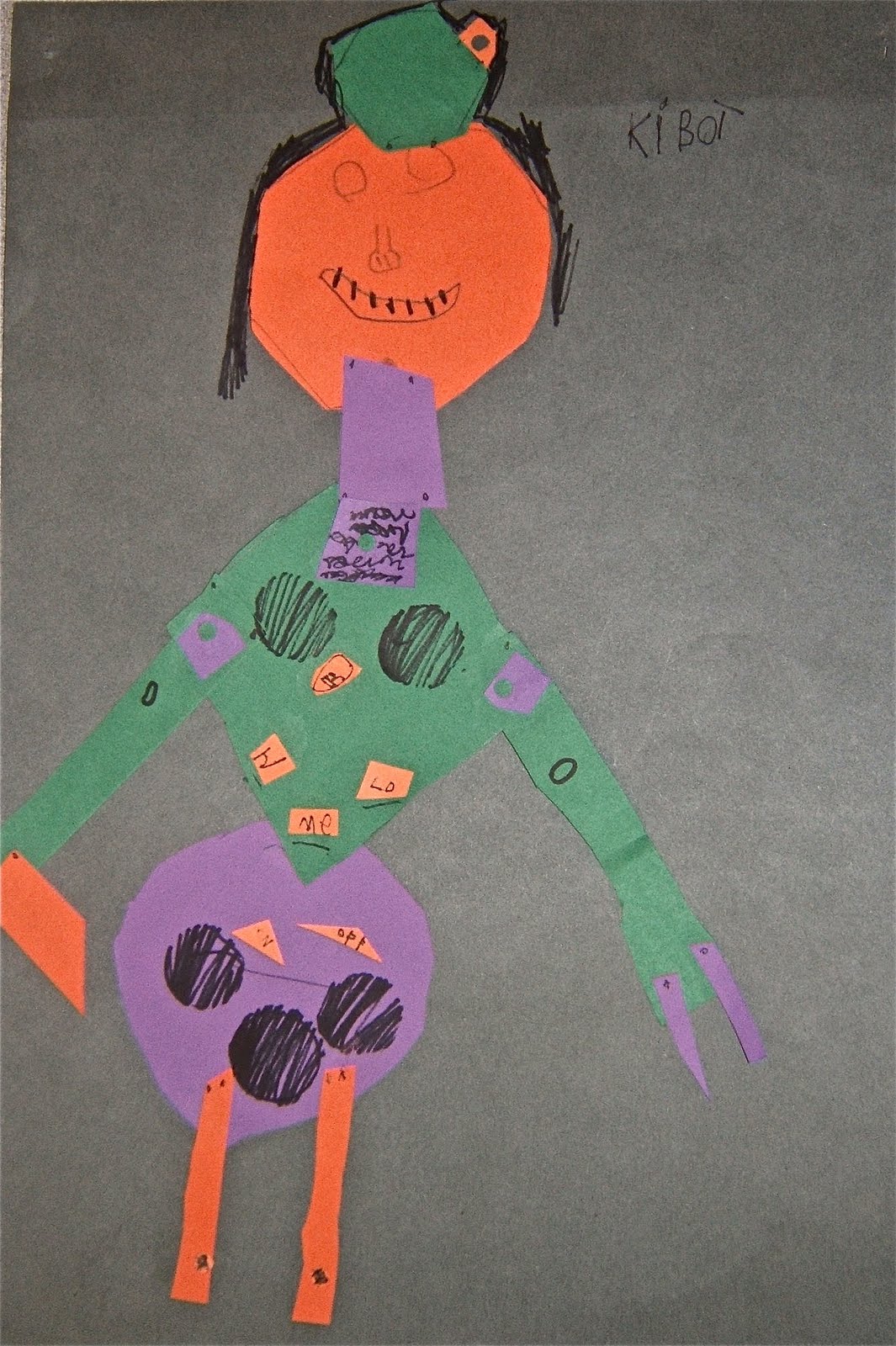 RIVERSIDE ELEMENTARY ART: Geometric Robots