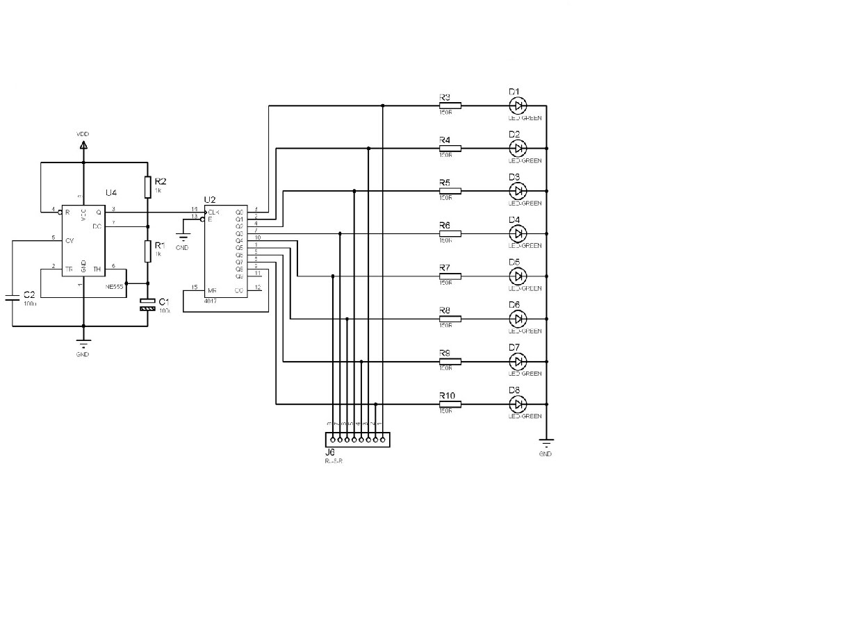 provador de cable UTP: CIRCUITO PARA MONTAR UN PROBADOR DE CABLE UTP.