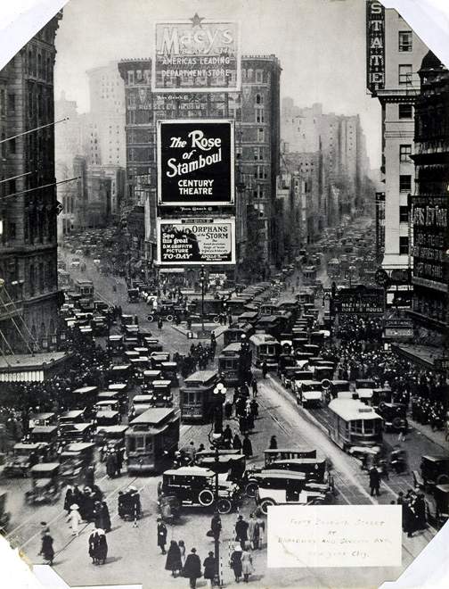 New York - History - Geschichte: Times Square 1922
