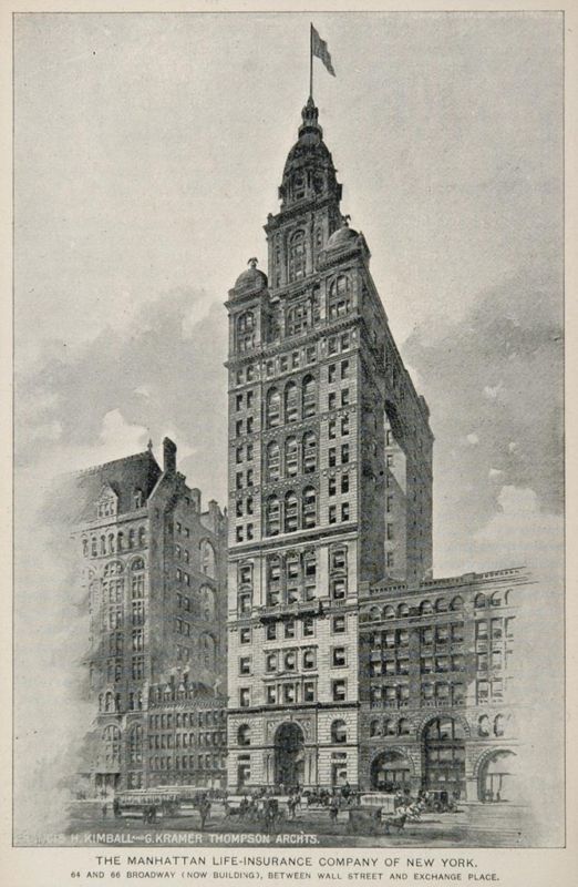 The Manhattan Life Insurance Building: Gallery 1 - The Early Years ...