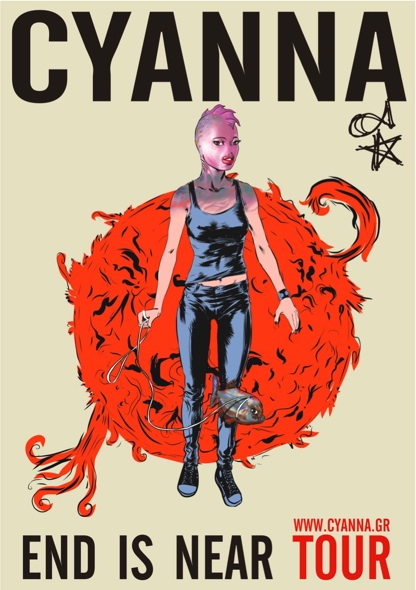 Music Velocity: CYANNA END IS NEAR TOUR 2011