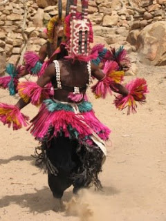 Dogon Ritual Mask Dance of Mali, West Africa