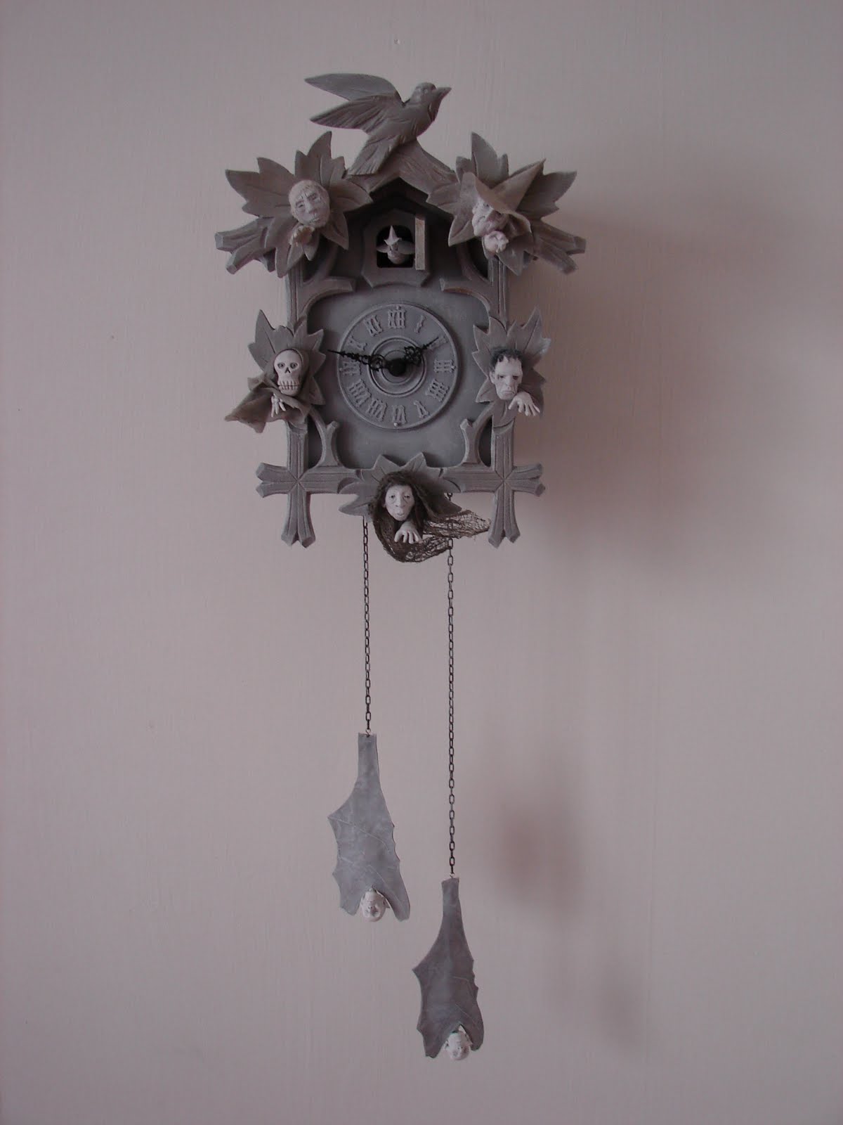 From the Studio of Pat Benedict: Halloween Cuckoo clock by Pat Benedict ...