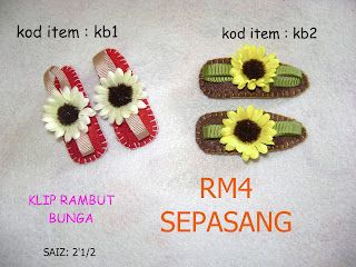 craftkami....segalanya seni: klip rambut