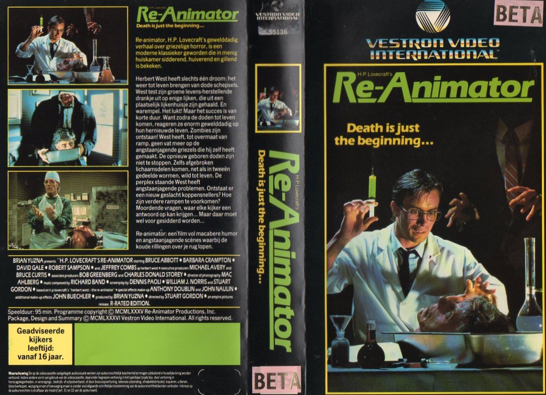 Cult VHS: Re- Animator