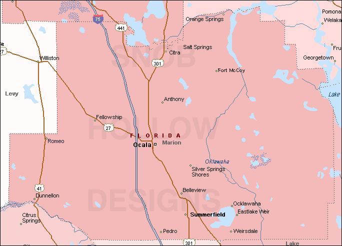 Marion County West Virginia Map