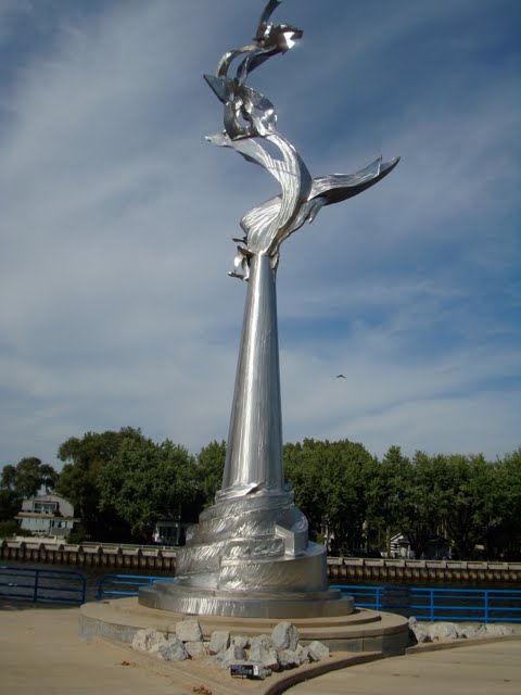 Michigan 1001 Daily Photo: St Joseph Sculpture: "And You Seas"