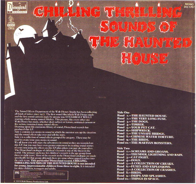 bruitages d'horreur 33 / 45 tours halloween records COLLECTION PRIVEE