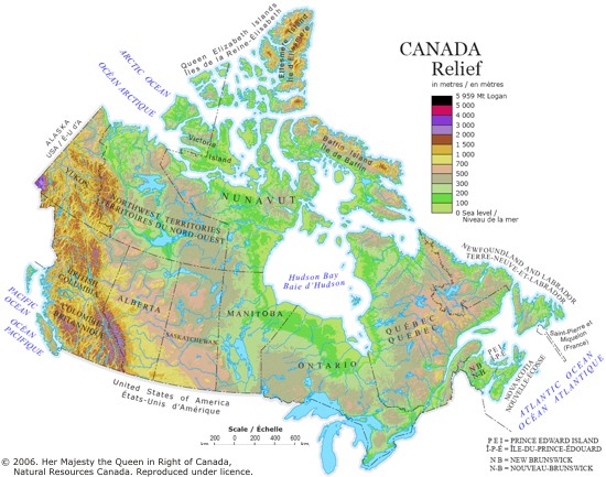 Jessica's Maps: Hypsometric