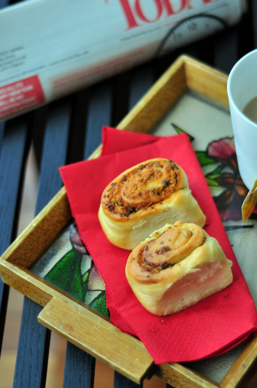 Served with love: Cheesy Garlic and Spiced Cottage Cheese Pull Apart Rolls