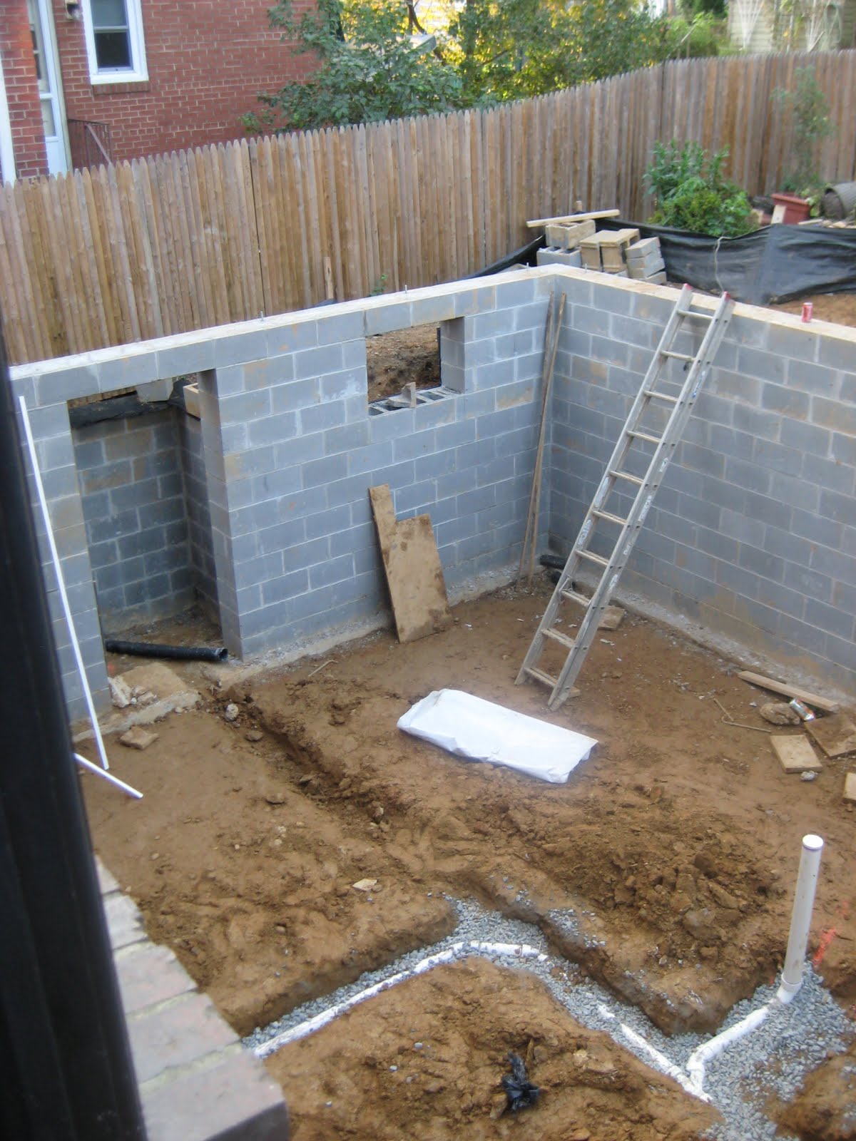 Better Butterworth: Day 23-26 Waterproofing, plumbing and backfill