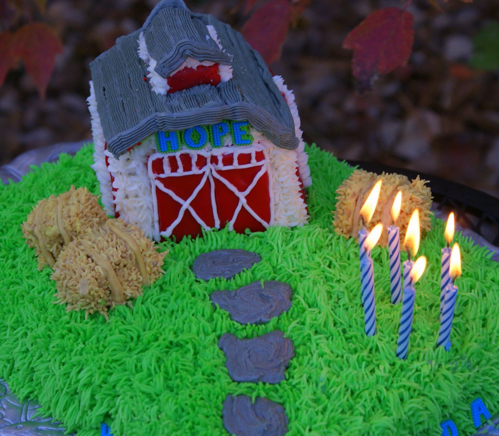 A Little Loveliness: Little Red Barn Cake