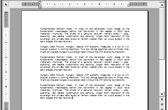 Paragraph Formatting