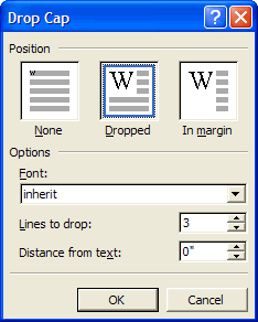 Drop Cap