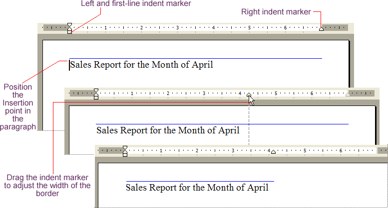 Applying Borders and Shading