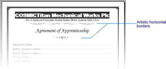 Applying Borders and Shading