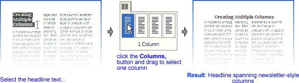 Create Newsletter-Style Columns