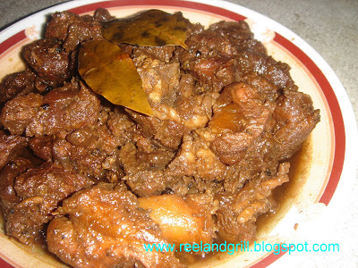 Reel and Grill: Adobong Baka (Filipino Beef Adobo)