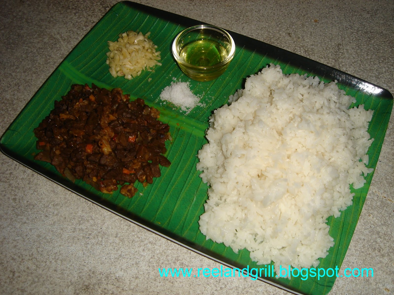 Reel and Grill: Bopis Garlic Fried Rice (Sinangag)