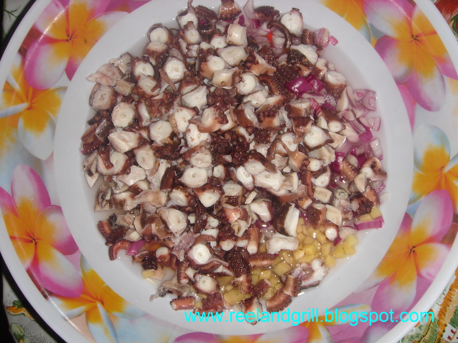 Reel and Grill: Kinilaw na Pugita (Octopus Ceviche)