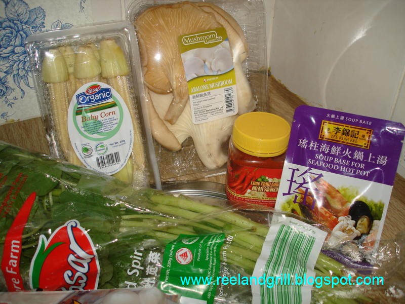 Reel and Grill: Seafood Balls and Veggies Hotpot (Steamboat)