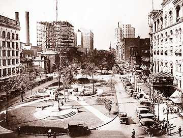 Detroit Paris of the West: Detroit 1807 city map