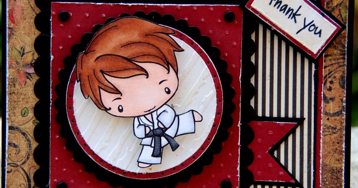 Scrap Creations A Karate Thank You