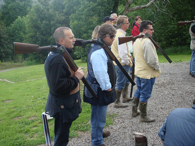Le tir aux clays au Château de Chérimont: 16) Examen d'entrée au cours ...