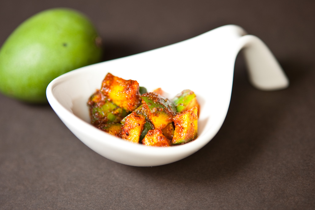 Instant mango pickle | Coconut Raita